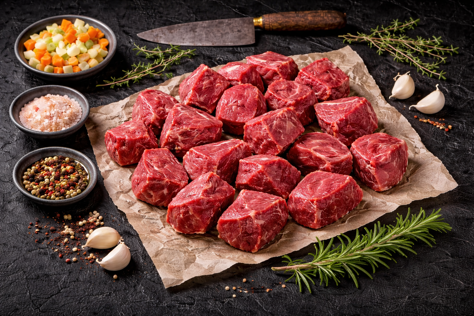 Stew Meat – Oak and Barrel Meats